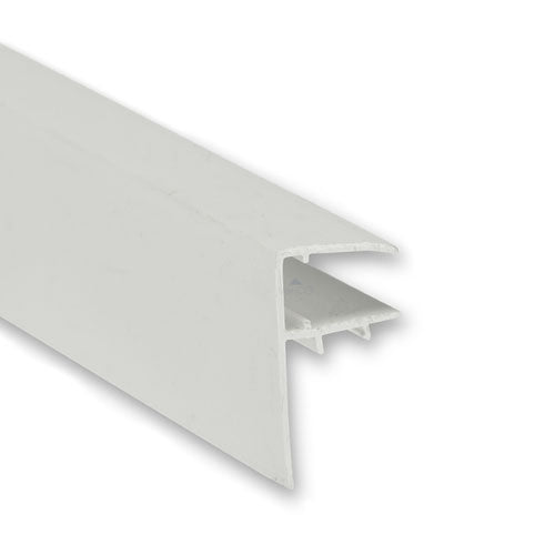 PVC 'F-Section' Gable / Side Trim | roofingpolycarbonate.co.uk